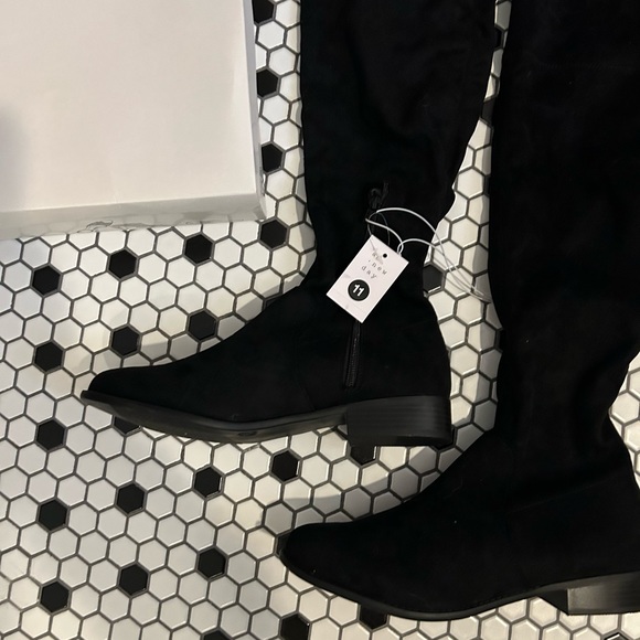 a new day | Shoes | Nwt Sidney Microsuede Over The Knee Boots A New Day ...